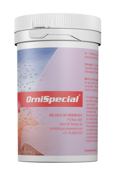 Orni special, Belgica de Weerd, 80g, Tratament ornitoză porumbei